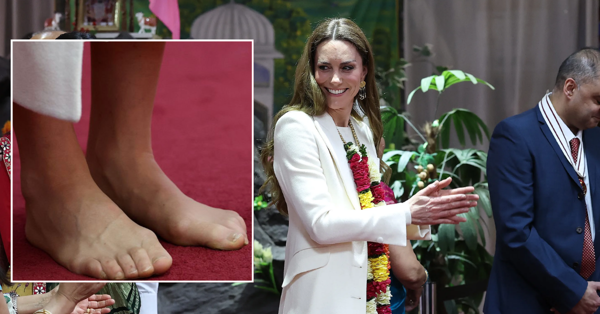 Kate Middleton’s Barefoot Temple Photos Go Viral as Critics Point to ...