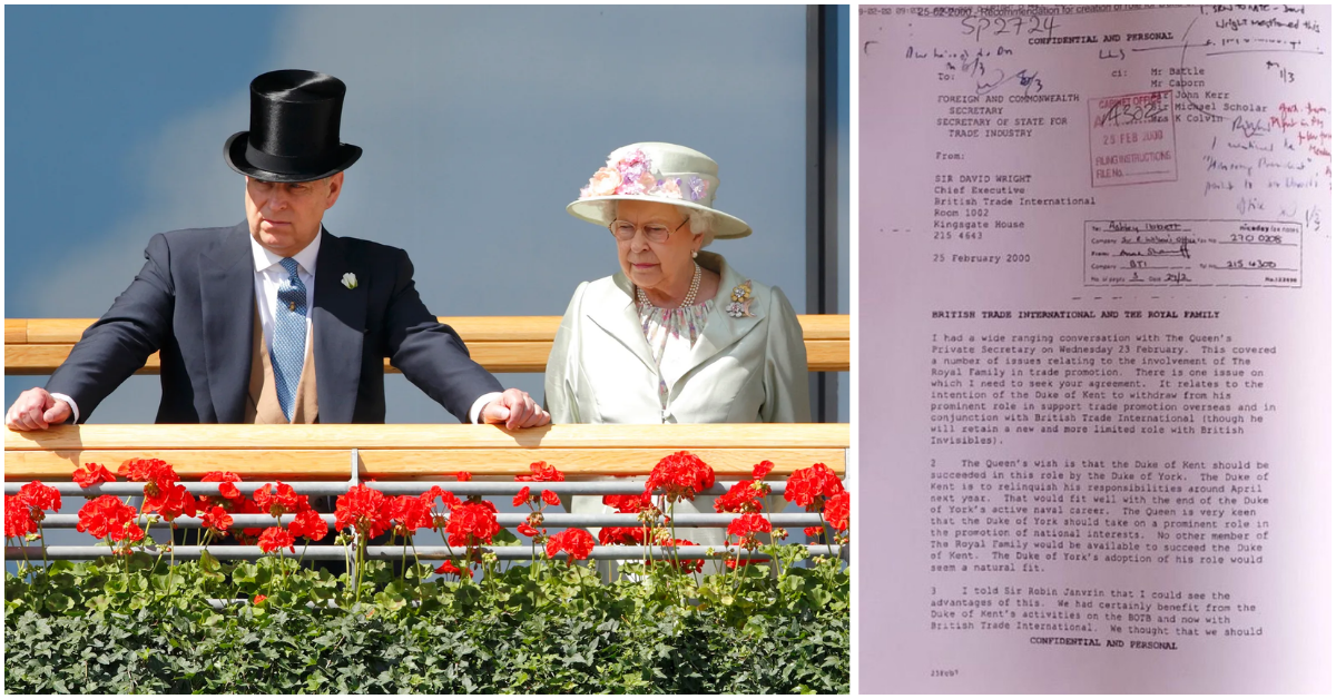 Queen Elizabeth Backed Andrew for Government Trade Job, Files Reveal ...