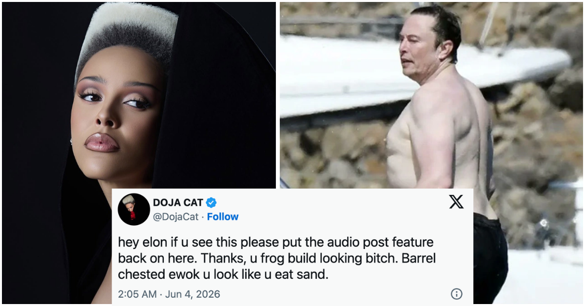 Doja Cat Asked Elon Musk To Restore Audio Posts And Dragged Him For ...